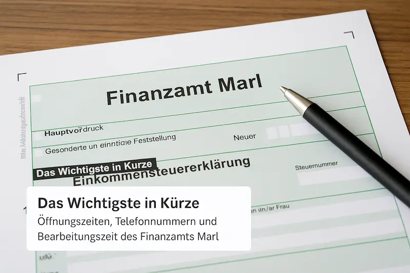 Finanzamt Marl – Alles, was du wissen musst - Marl Regio